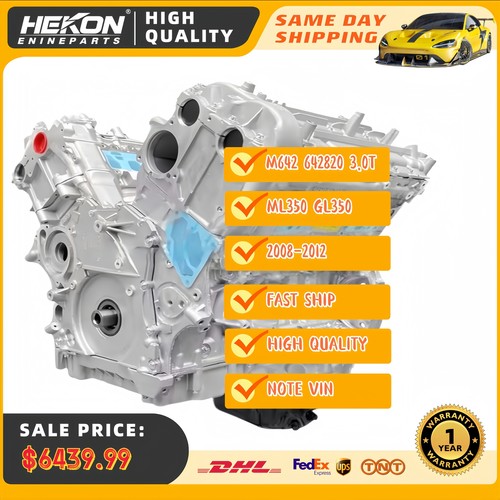 Long Block Engine Assembly For Benz W166 X166 GLE ML350 GL350 M642 820 ...
