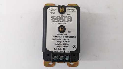 Setra 264 Differential Pressure Sensor | eBay