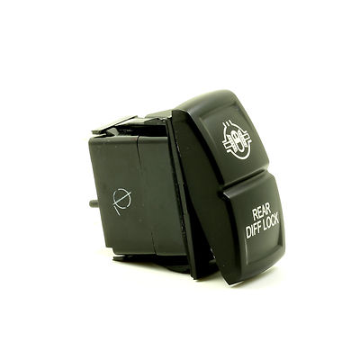 Lumision LED Rocker Switch 4x4 OFF-road laser etched - Rear Diff. Lock ...