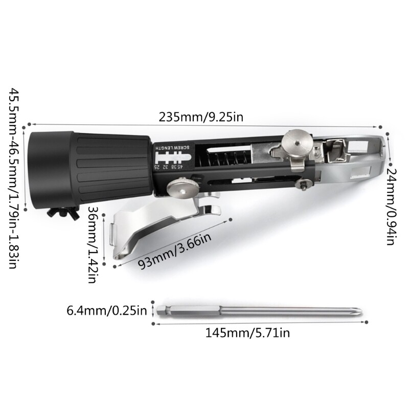 Chain Screw Guns Adapter Automatic Screw Spikes Chain Drill Screw Chain ...