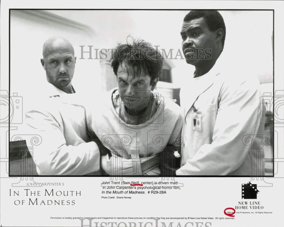 1995 Press Photo Sam Neill in a scene from "In the Mouth of Madness ...