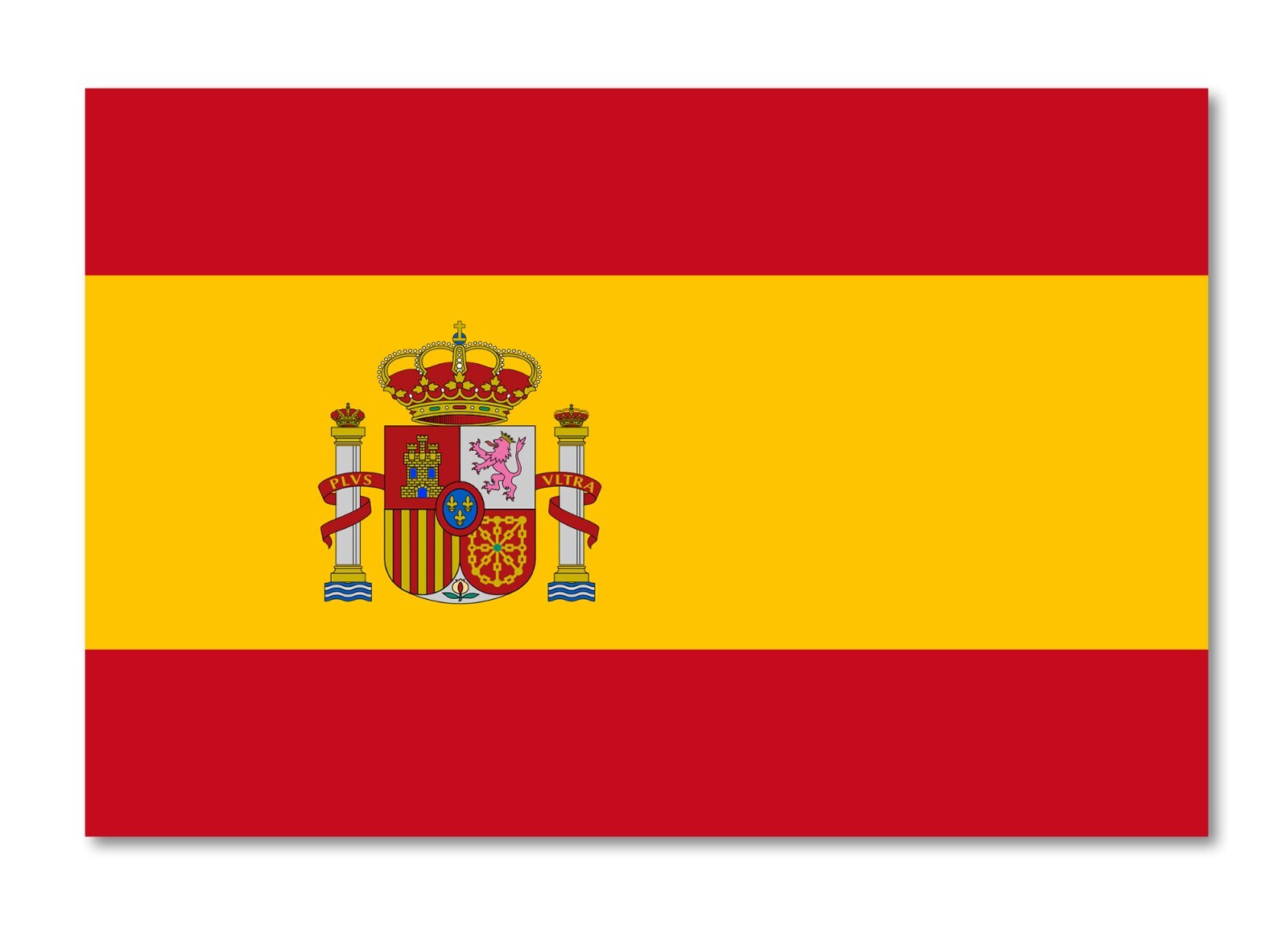 Universal Spain Spaniard Country Flag Car Truck Window Bumper Laptop ...