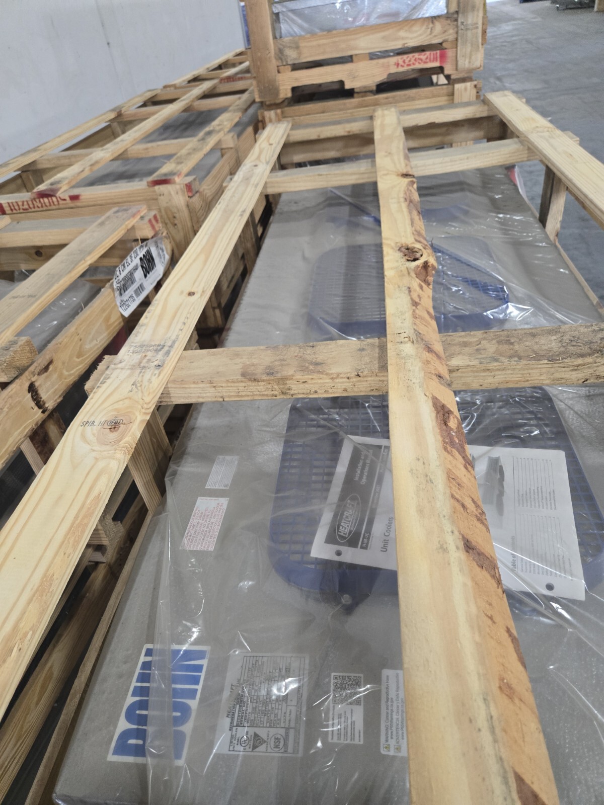 NEW Bohn BEC0135BS6EM Walk-In 13,500 BTU Freezer/Cooler Center Mount ...