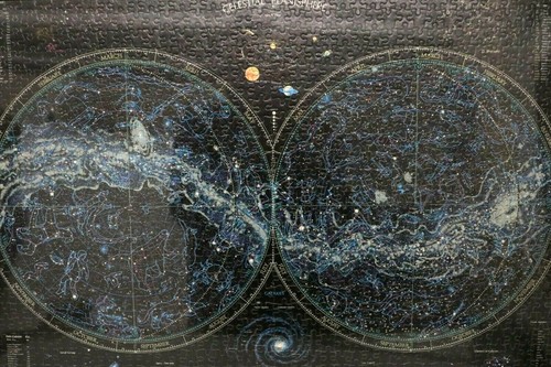 Jig Saw Puzzle 1000pc Cosmos Space Thomas Filsinger Celestial Planisphere 1989 | eBay