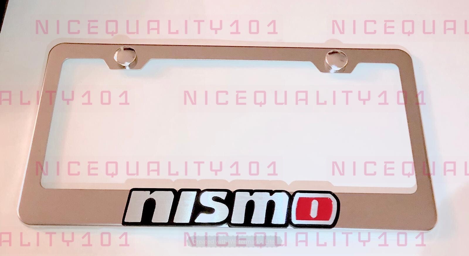 3D Nismo Stainless Steel Finished License Plate Frame Rust Free | eBay