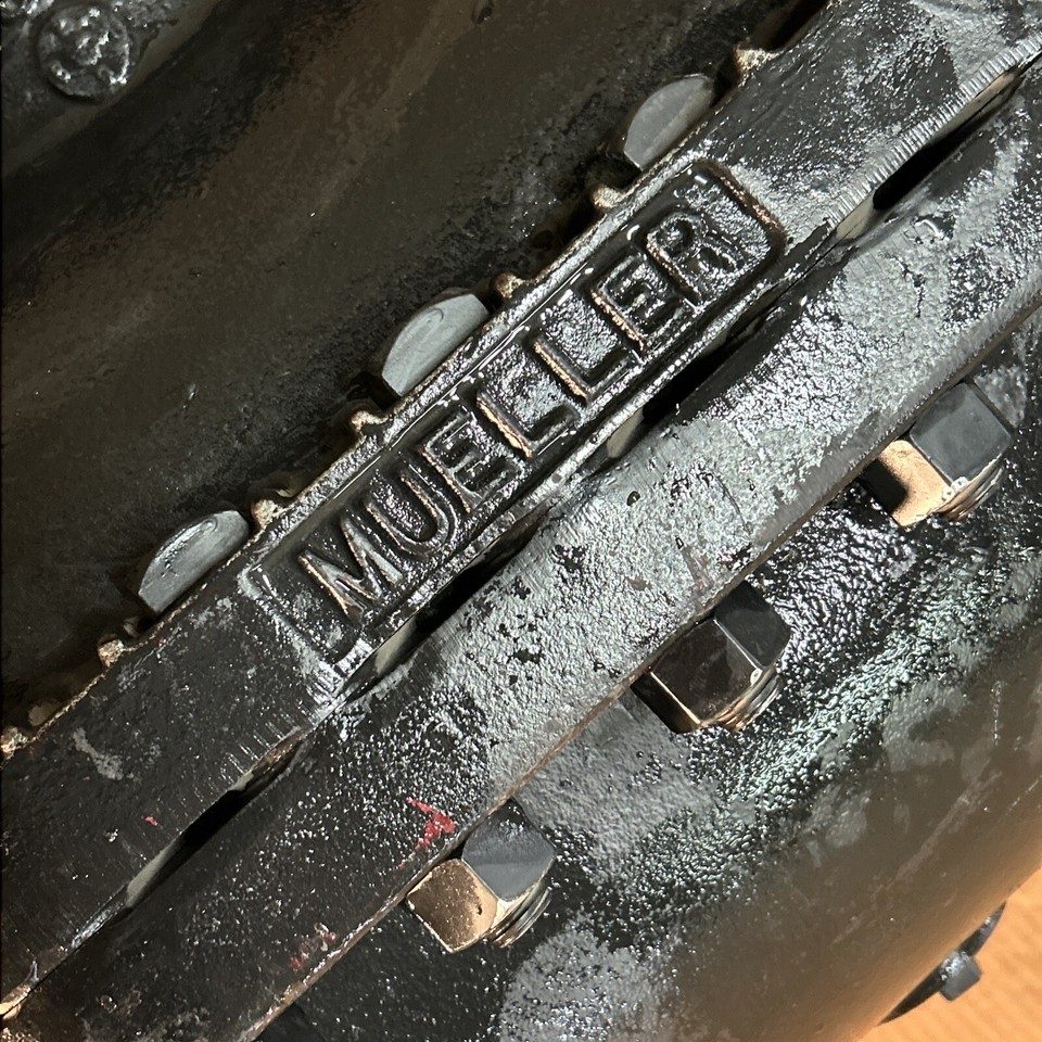 MUELLER H-615 12” X 8” MJ TAPPING SLEEVE DI 13.14-13.56 MECHANICAL ...