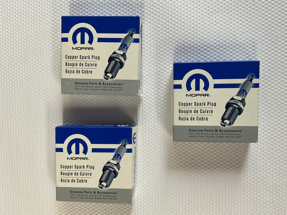 Set Of 11 Mopar Chrysler Jeep Dodge Ram 5.7L HEMI Copper Spark Plugs ...