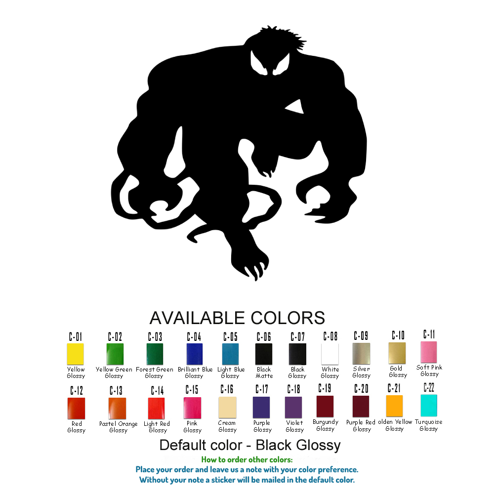 Venom Vinyl Decal Sticker Car Window Bumper Laptop Horror Let There Be ...