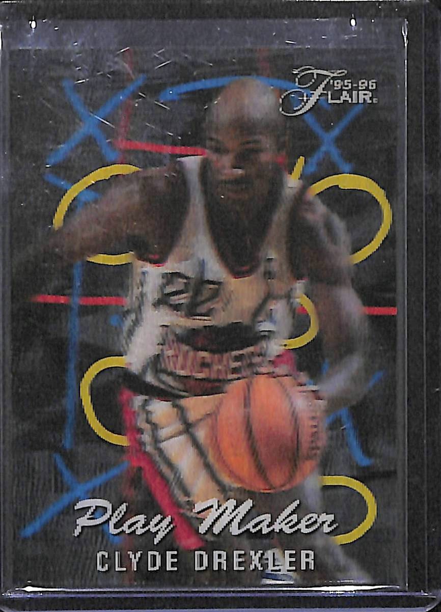 1995-96 Flair Play Makers #1 Clyde Drexler | eBay