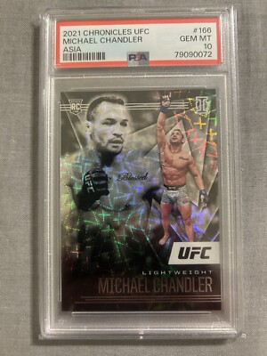 2021 Panini Chronicles UFC Illusions Asia Michael Chandler #166 Rookie ...