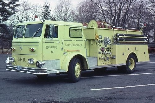 Long Meadow MA Engine 2 Maxim F Model Pumper - Fire Apparatus Slide | eBay
