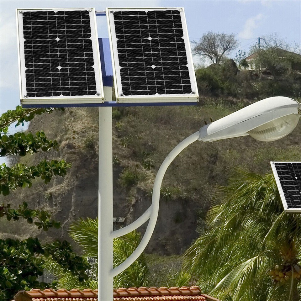 Flexible Solar Panel 100W Watt 12V Mono Home RV Rooftop Camping Off ...