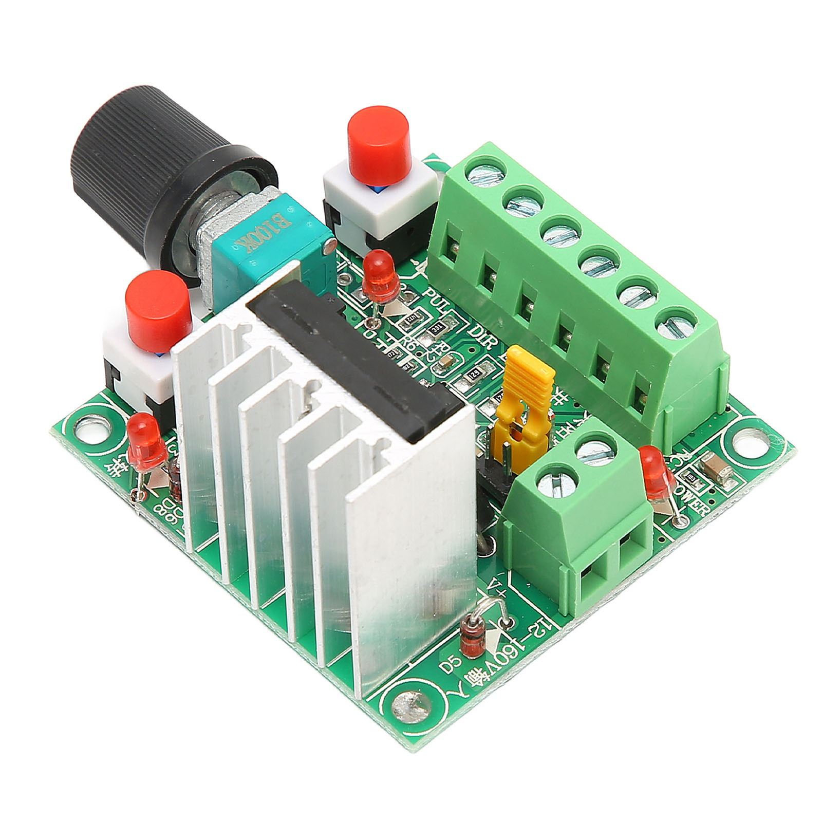 PWM Adjustable Stepper Motor Controller DC 5‑12V 15‑160V 3 Frequencies ...