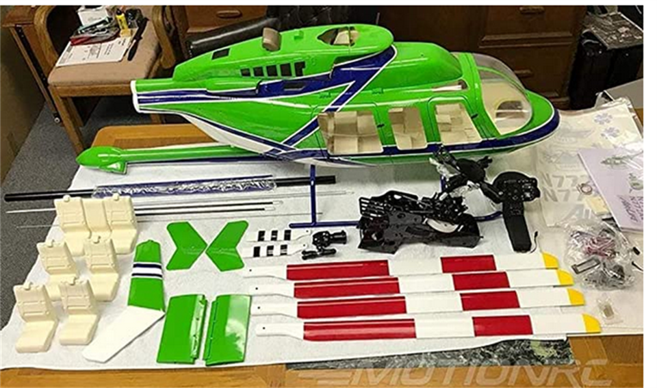 Sheriff 700 B 407 ARF RC Helicopter Fuselage Bell407 700 Size SM2.0 KIT ...