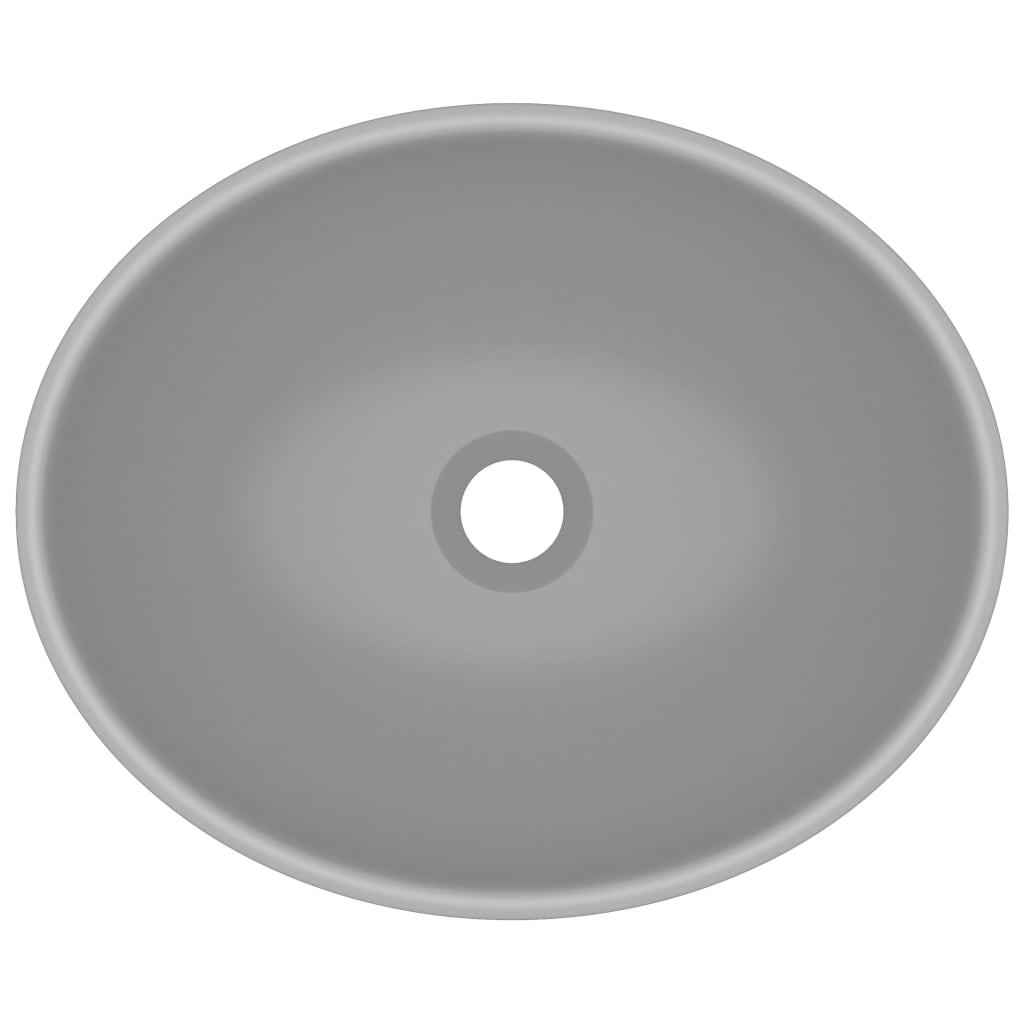 Luxury Basin -shaped Matt Grey 40x33 Ceramic S5K0 | eBay