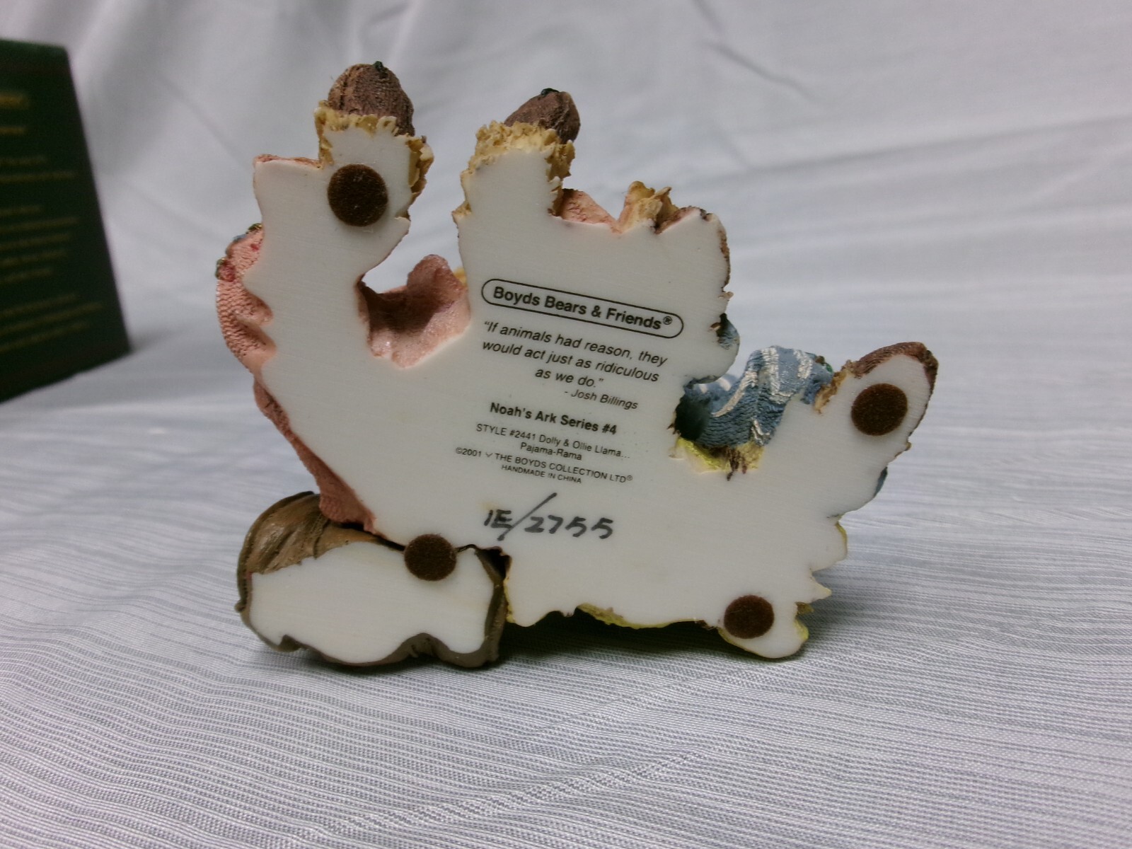 Boyd's Bears - 2001 Dolly+Ollie Llama Pajama-Rama W/ COA - Great ...