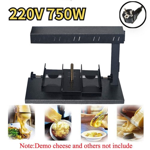 750W Electric 220V Half Wheel HotDry Raclette Cheese Melter Table Grill ...
