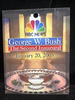 George W. Bush The second Inaugural - January 20, 2005 Media Press Pass ...