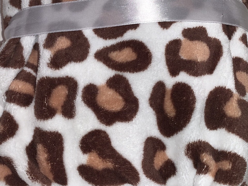 Nuby 2 Piece Set Baby Blanket and Plush Security Lovey Leopard Cheetah ...