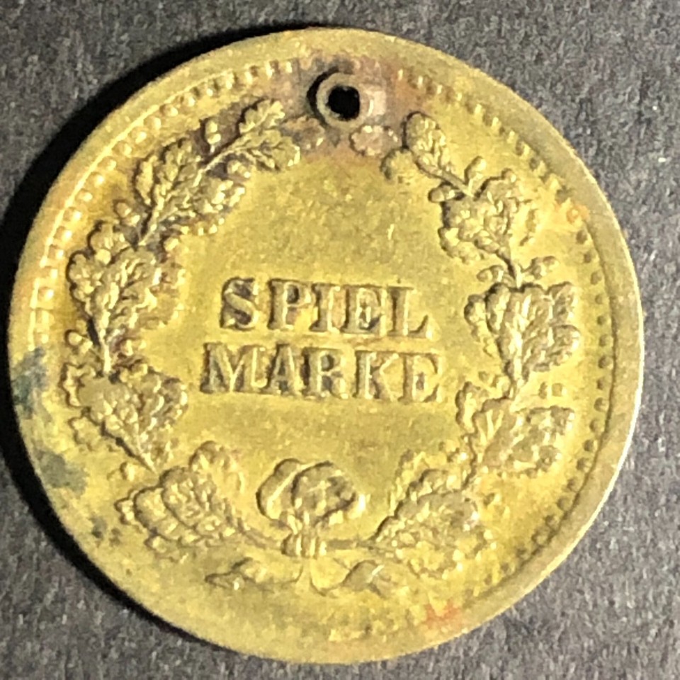 Spiel Marke / Counter Token after Liberty Wreath U.S. Gold Coin 19mm | eBay