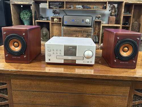 JVC EX-A1 CD/DVD Receiver Wood Cone Speakers Tested Sounds Great ! | eBay