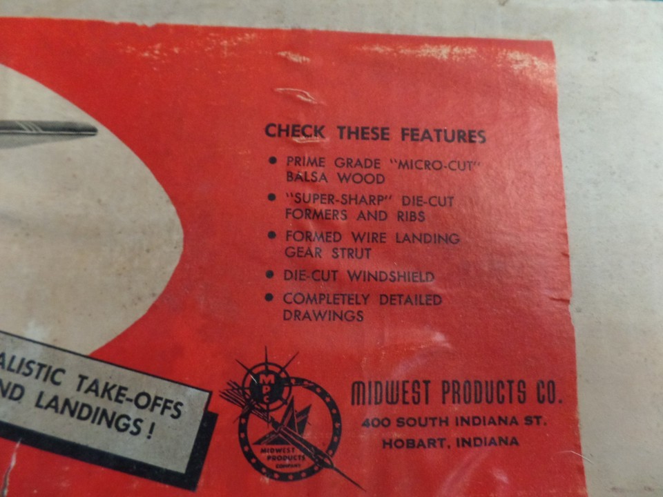 TRI-SQUIRE Midwest NIB kit - Old Time RC Model Airplane kit | eBay