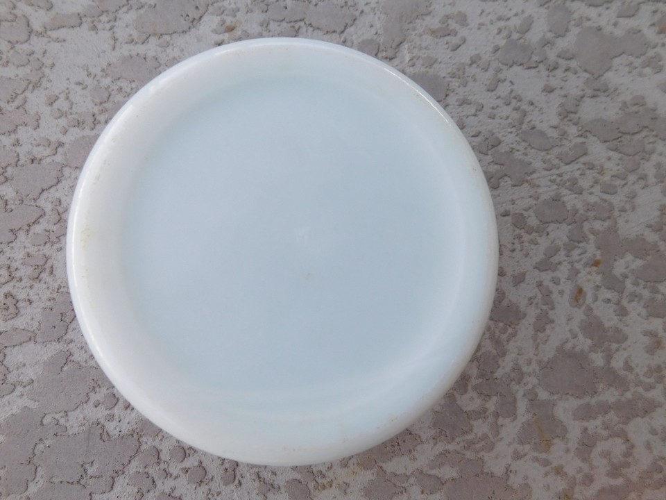 Vintage Hazel Atlas Ice Bucket Red White Striped Milk Glass MCM | eBay