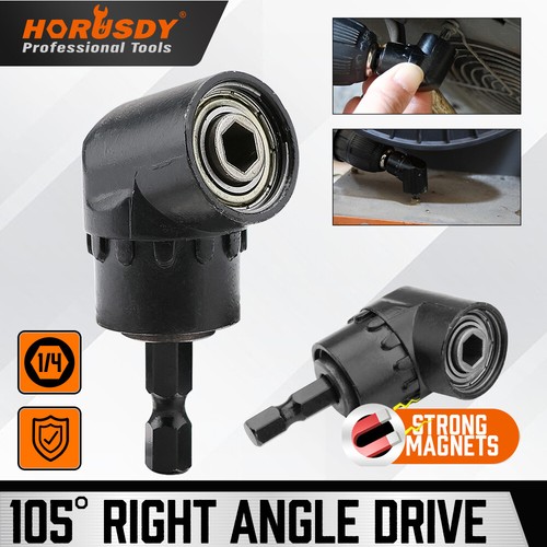 HORUSDY 105° Right Angle Drive Extension Power Screwdriver Drill Socket ...