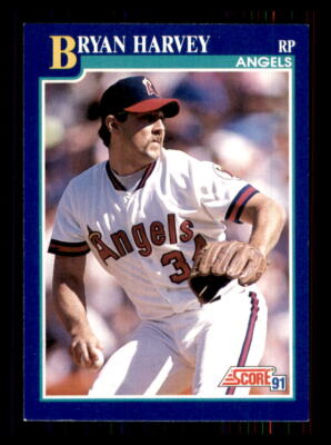 1991 Baseball Score Bryan Harvey California Angels #108 | eBay