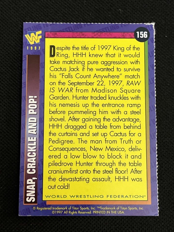 MICK FOLEY CACTUS JACK 1996-98 WWF MAGAZINE SIGNED AUTOGRAPHED CARD | eBay