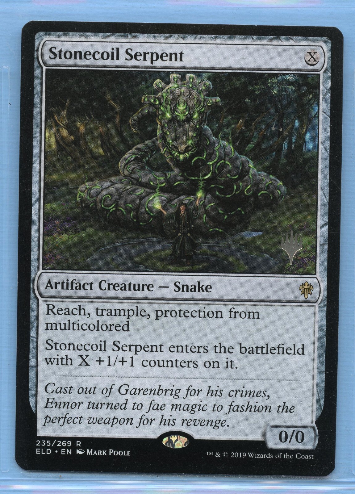 MTG: Planeswalker Stamp: Throne of Eldraine: Stonecoil Serpent | eBay