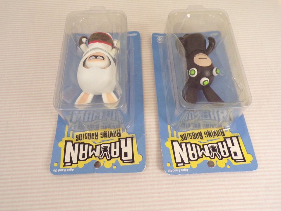 Raving Rabbids Assassins Creed and Splinter Cell Figures Rare Neca ...