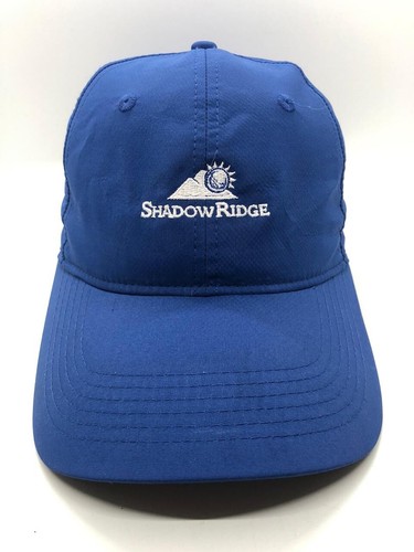 Shadow Ridge Golf Club Cap Hat Adult Adjustable Polyester Blue Ahead | eBay