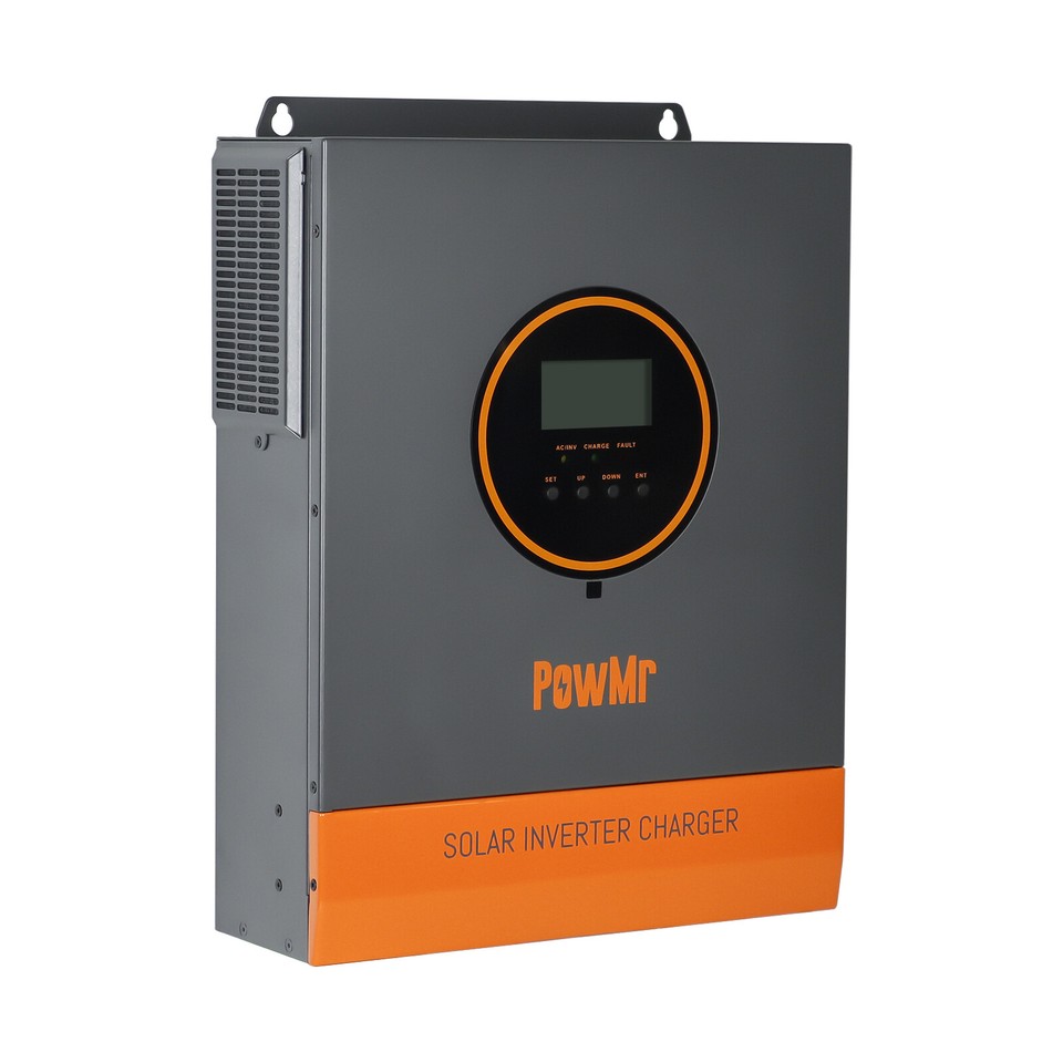 3200W 24V Solar Hybrid Inverter 110/120V AC 100A MPPT Charge Controller ...