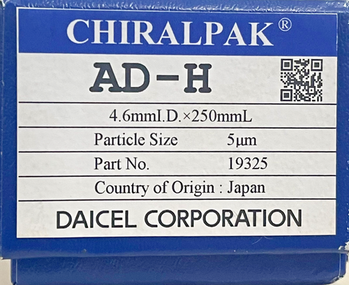 HPLC Column, DAICEL CORPORATION, CHIRALPAK AD-H, 250 x 4,6 mm, 5 µm ...