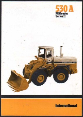 1979 International "530 A" PAYloader Series II Articulated Wheel Loader ...