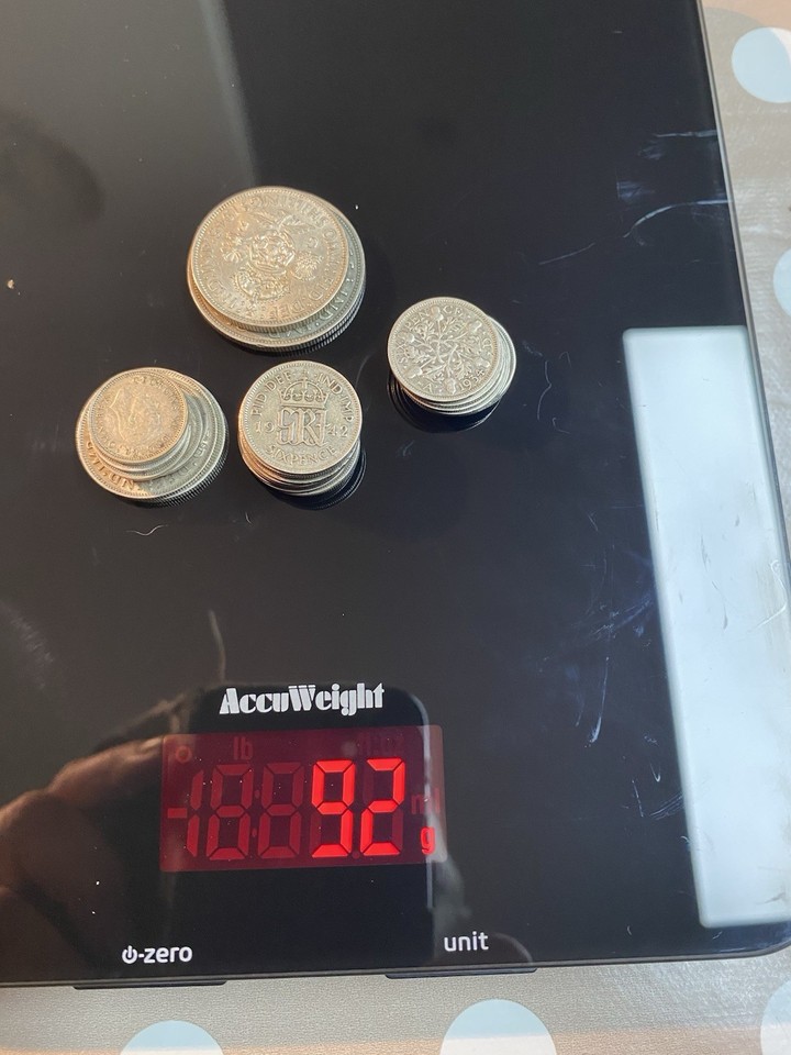 Pre 1947 Silver Coins George V & V1 Various Dates and Conditions X27 ...