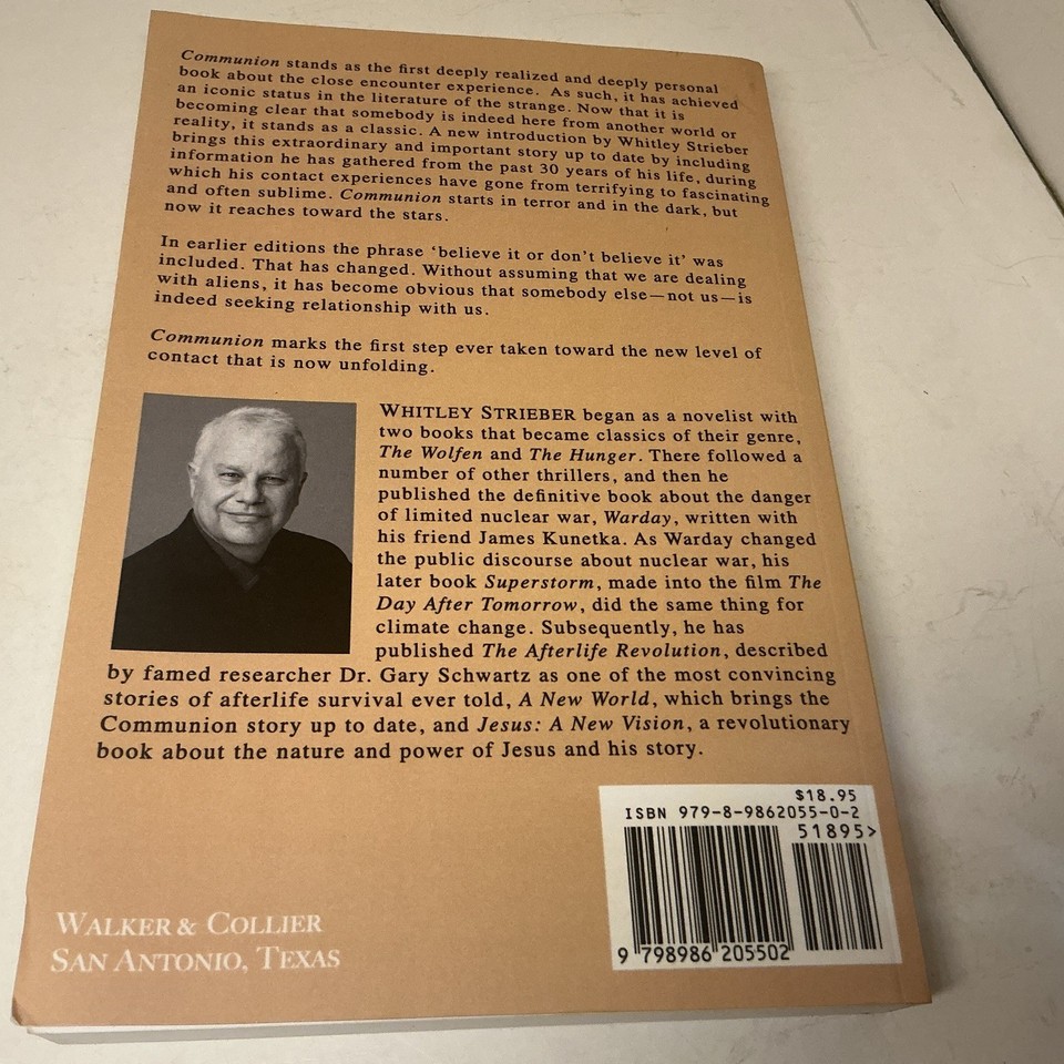 2022 Communion by Whitley Strieber: New | eBay