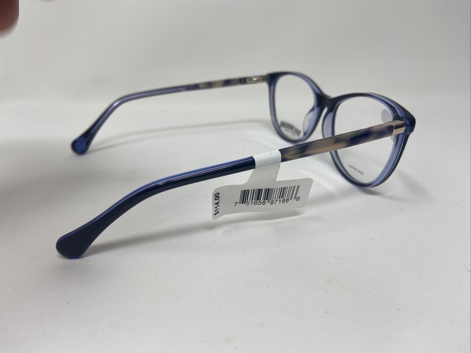 TRUE RELIGION EYEGLASSES FRAME T034 GRAY BLUE 54/16/140 FLEX HINGE LC34 ...