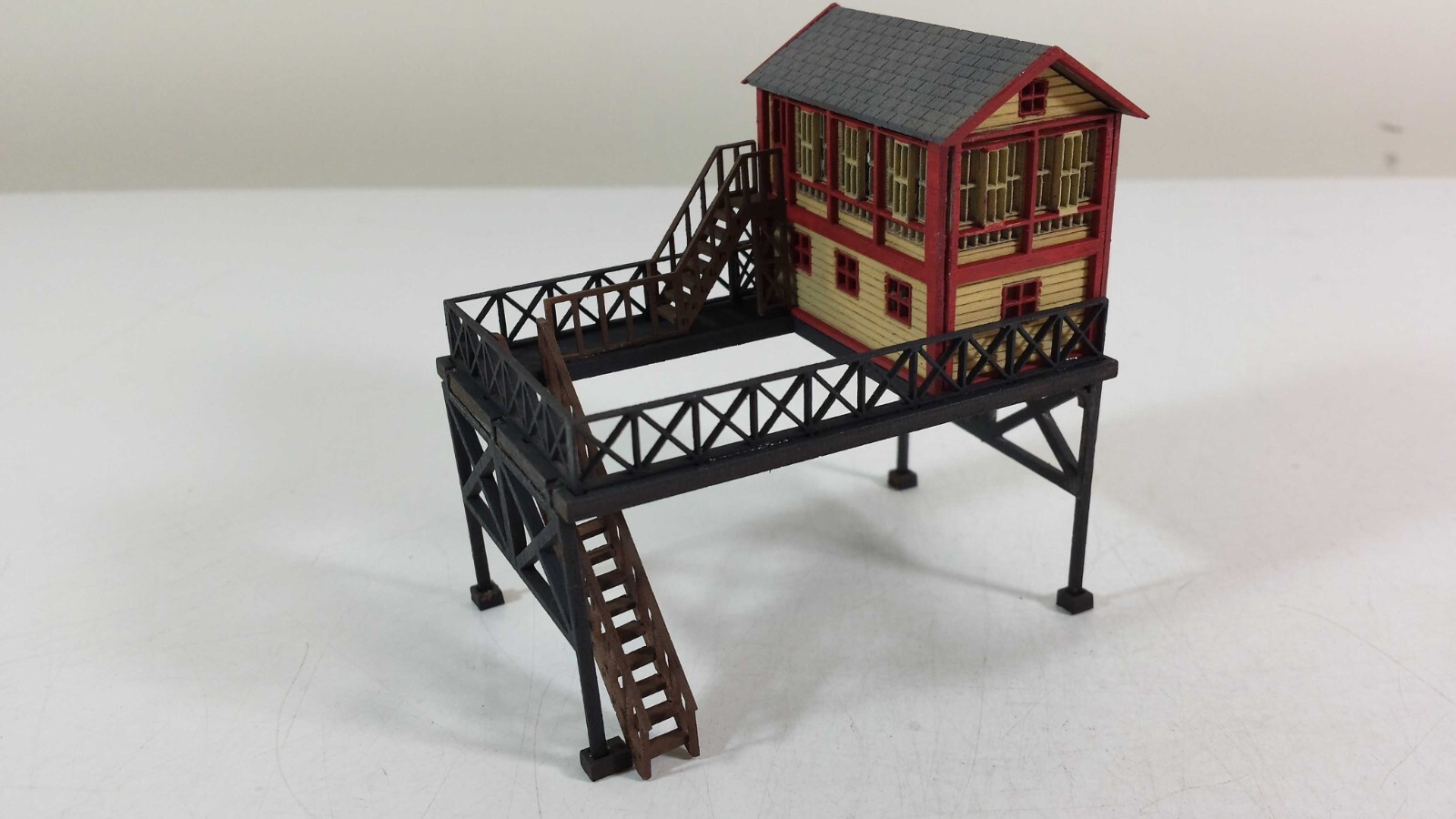 N Gauge Over track Signal Box - Precision Birch Ply Laser Kit | eBay UK