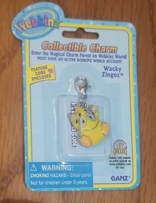 WEBKINZ WACKY ZINGO CHARM - NEW W/ SEALED CODE - HARD TO FIND- | eBay