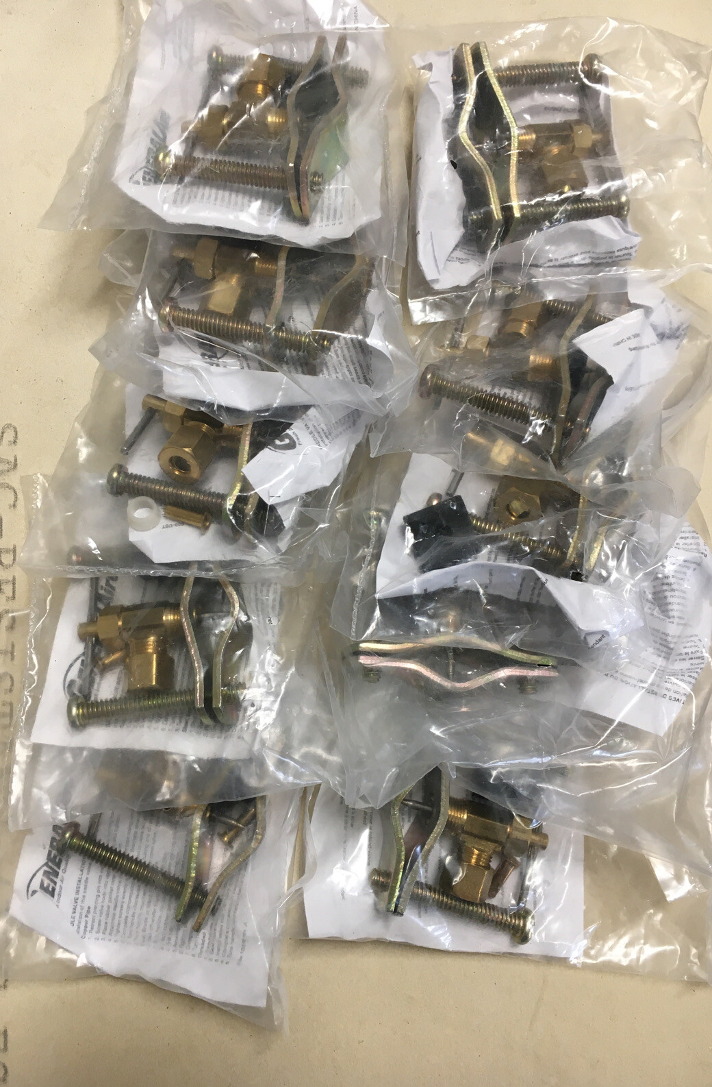 (Pack Of 10) Self-Piercing Self Tapping Saddle Needle Valve for Water ...