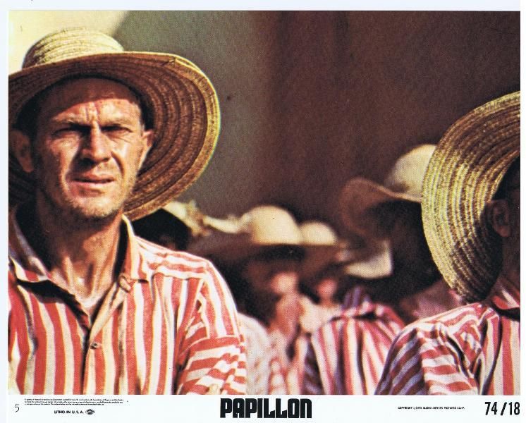 PAPILLON - 1974 Complete Orig 8x10 Lobby Card Set - 8 Mint Cards - STEVE MCQUEEN | eBay