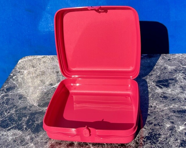 Tupperware Sandwich Keeper Square Away Container Different Colors New ...