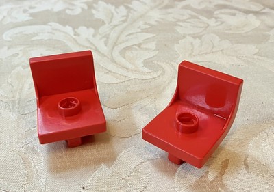 Vintage Lego Duplo X 2 Red Chairs | eBay