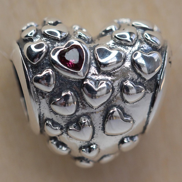 Authentic PANDORA 925 Ale Mom in a Million Hearts Charm Pendant ...