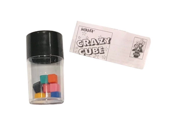 CRAZY CUBE DICE ATOMIZER Magic Trick Shake Change To Mini Color Cubes Pocket | eBay