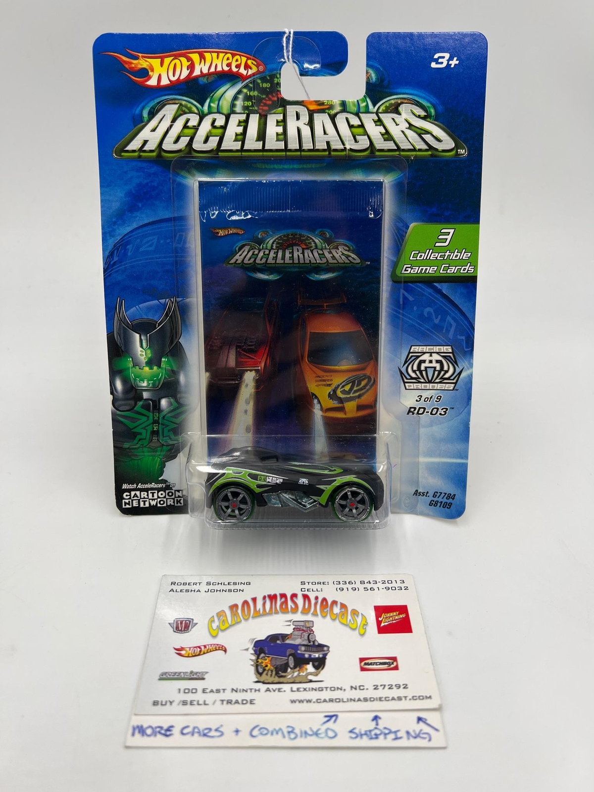 Hot Wheels Acceleracers Racing Drones #3 RD-03 VHTF Card Not Perfect