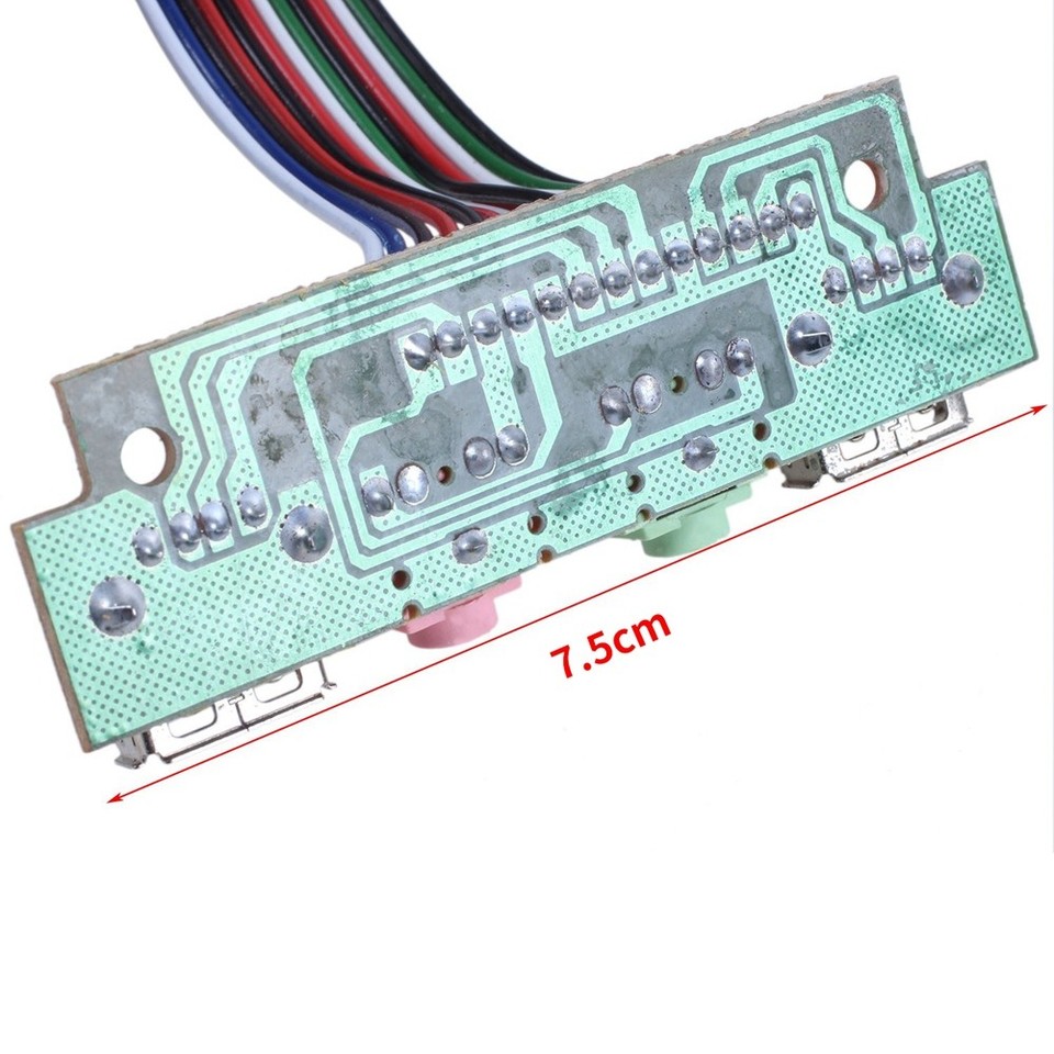 PC Computer USB Port Audio Headset Microphone Cable Support Front Panel ...