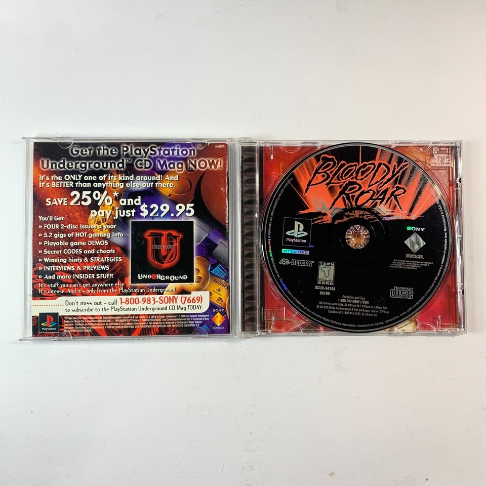 Bloody Roar PS1 Video Game | eBay